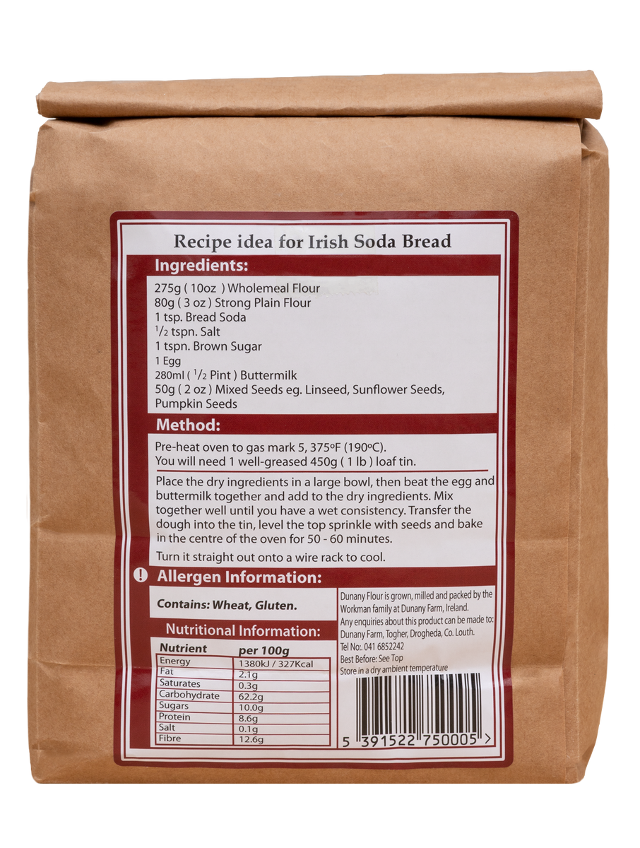 Organic Wholemeal Extra Course – dunanyflour